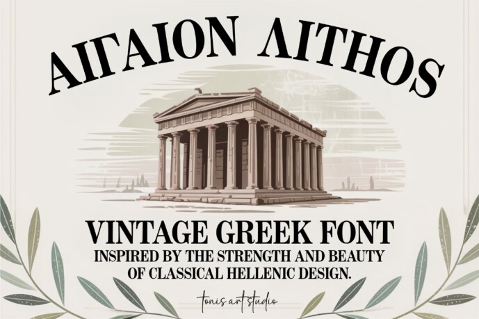 Aegean Stone Font - Free Font