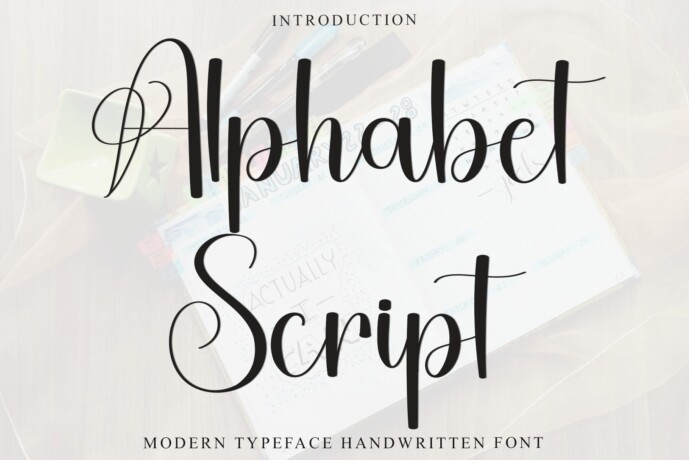 Alphabet Script Font - Free Font