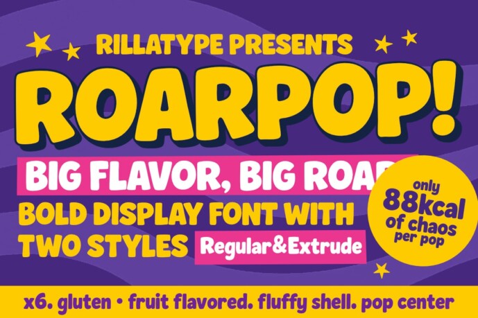 Roarpop Font - Free Font