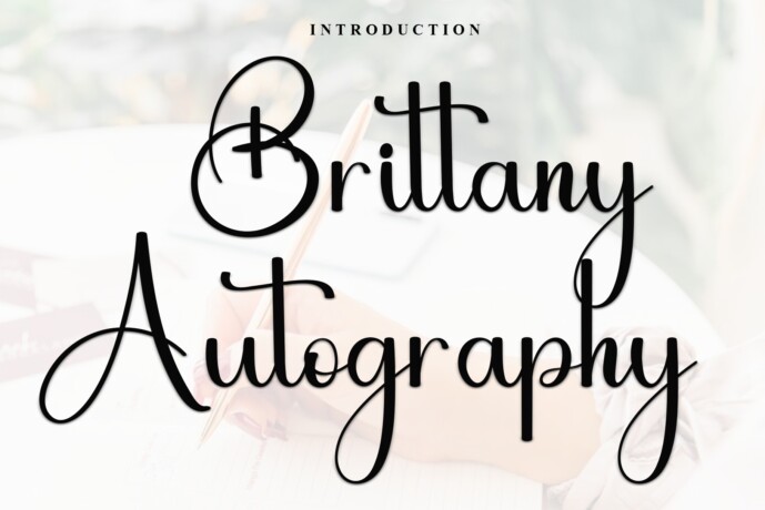 Brittany Autography Font - Free Font