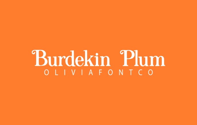 Burdekin Plum Font - Free Font