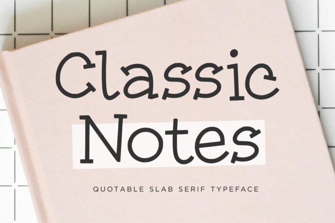 Classic Notes Font - Free Font