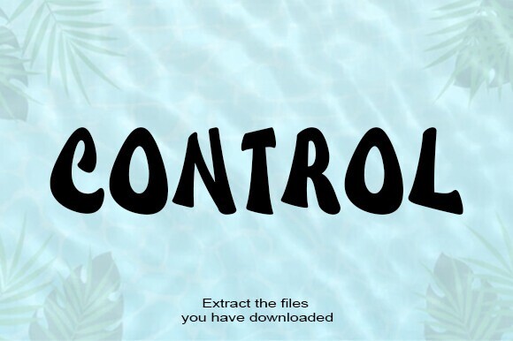 Control Font - Free Font