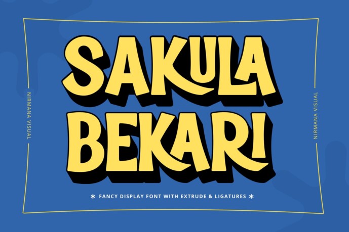 Sakula Bekari Retro Font - Free Font