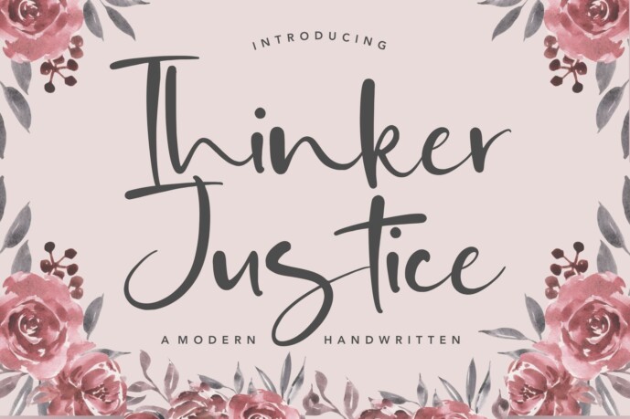 Thinker Justice Font - Free Font