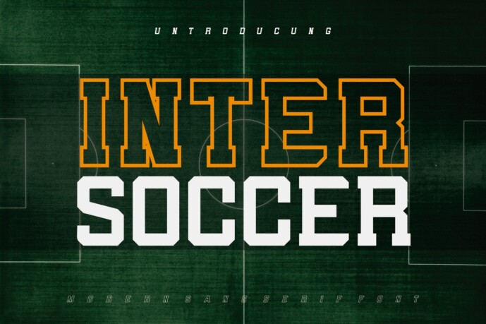 Inter Soccer Font - Free Font