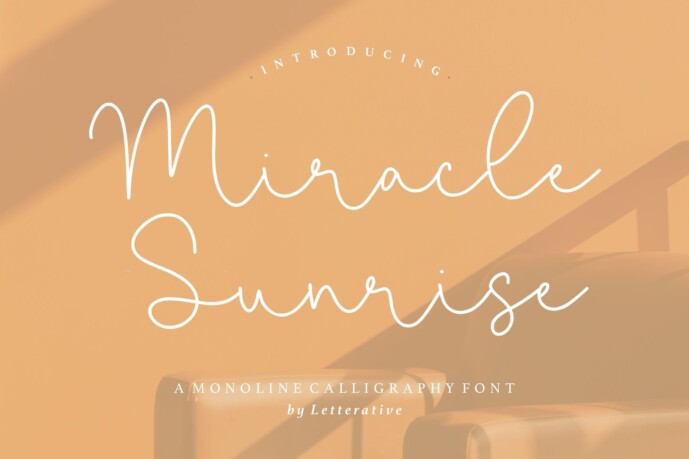 Miracle Sunrise Font - Free Font