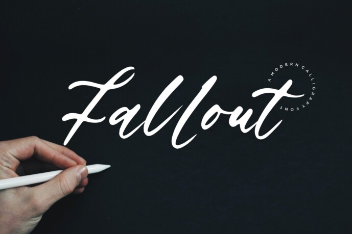 Fallout Calligraphy Font - Free Font