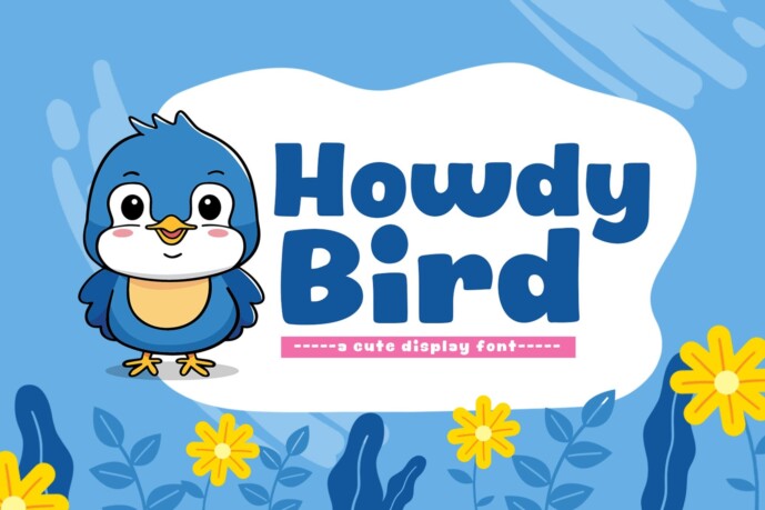 Howdy Bird Font - Free Font