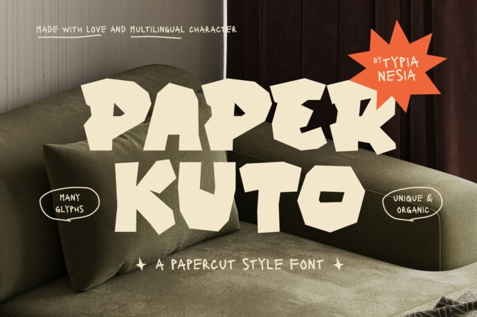 Paper Kuto Font - Free Font