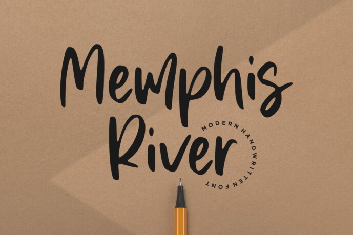 Memphis River Font - Free Font