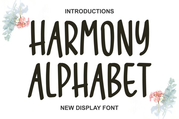 Harmony Alphabet Font - Free Font