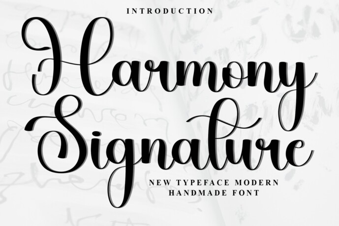 Harmony Signature Font - Free Font