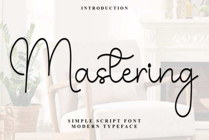 Mastering Font - Free Font