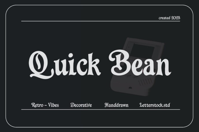 Quick Bean Font - Free Font