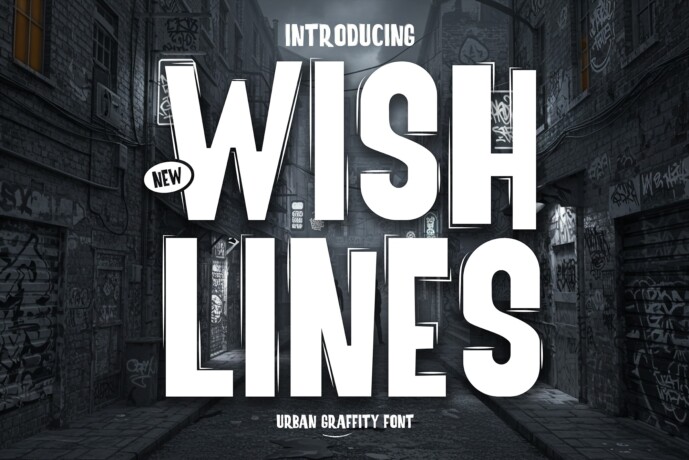 Wish Lines Font - Free Font