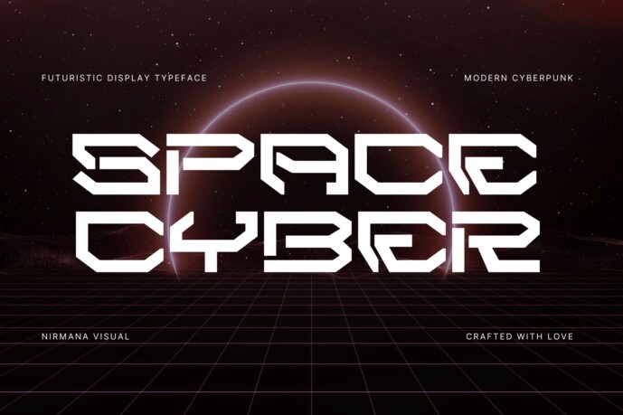 Space Cyber Font - Free Font