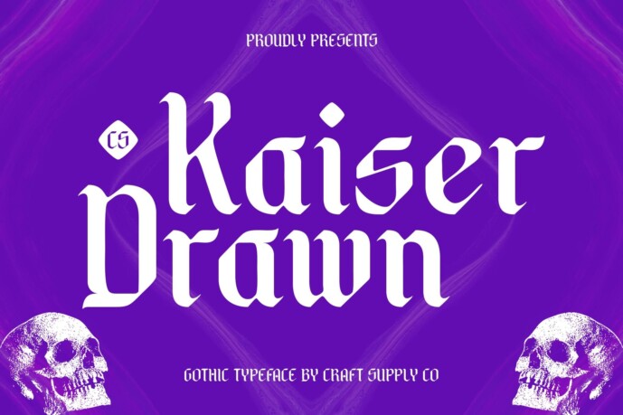 Kaiser Drawn Font - Free Font
