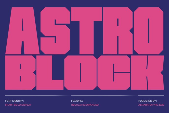 Astro Block Font - Free Font