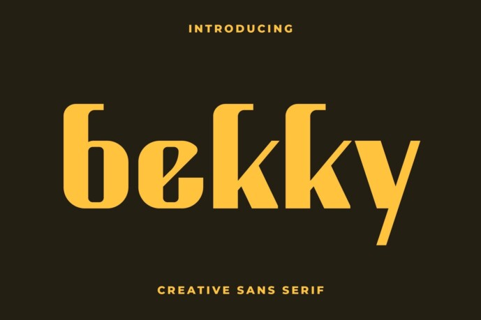 Bekky Creative Sans Font - Free Font