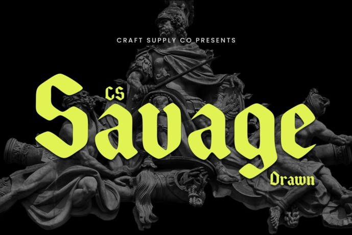 Savage Drawn Font - Free Font