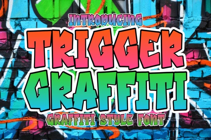 Trigger Graffiti Font - Free Font