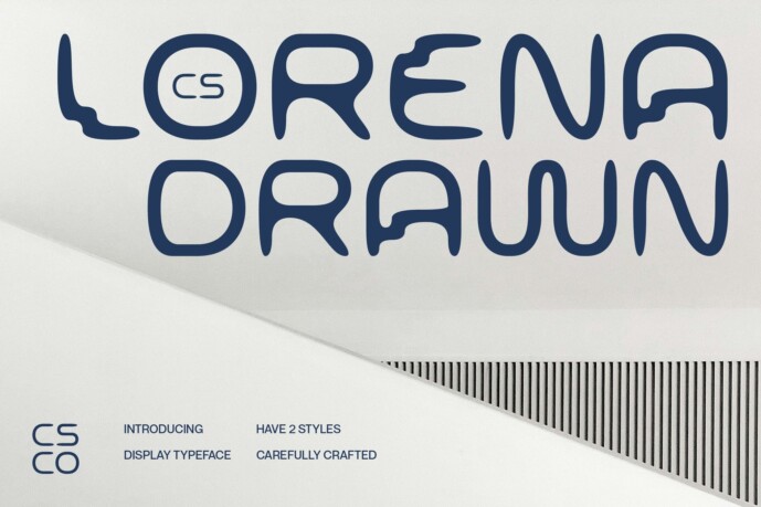 Lorena Drawn Font - Free Font