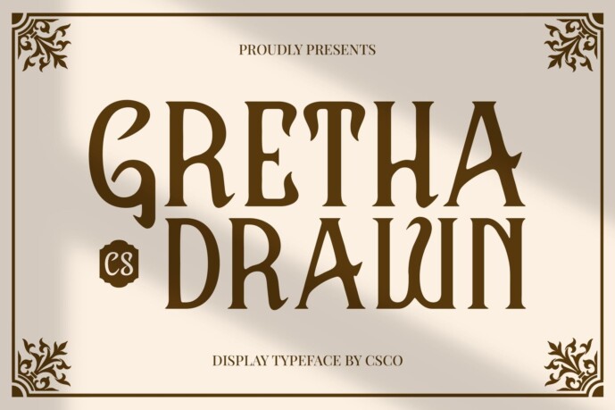 Gretha Drawn Font - Free Font