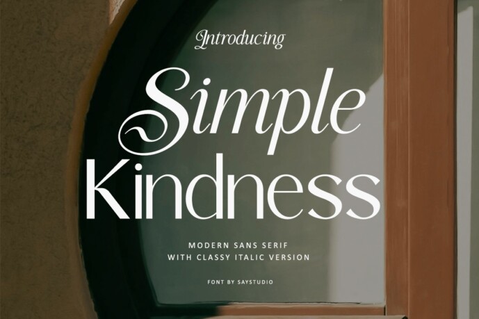 Simple Kindness Font - Free Font