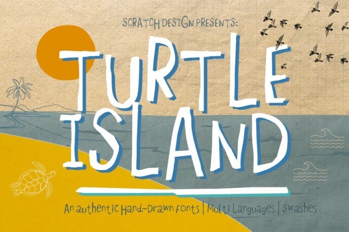 Turtle Island Font - Free Font