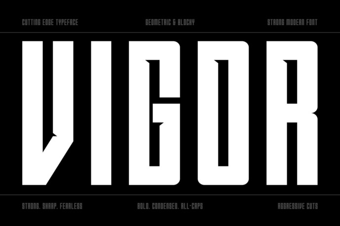 Vigor Bold Font - Free Font