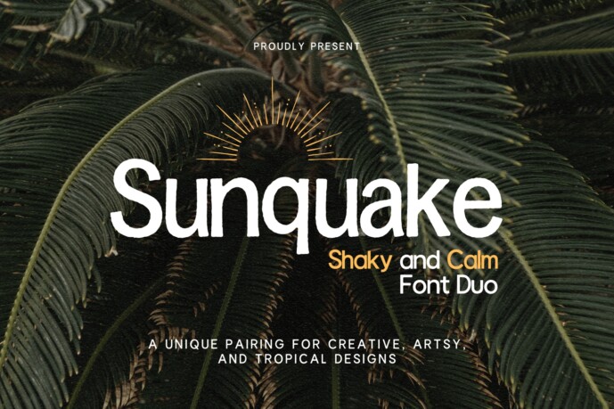 Sunquake Shaky Calm Font - Free Font
