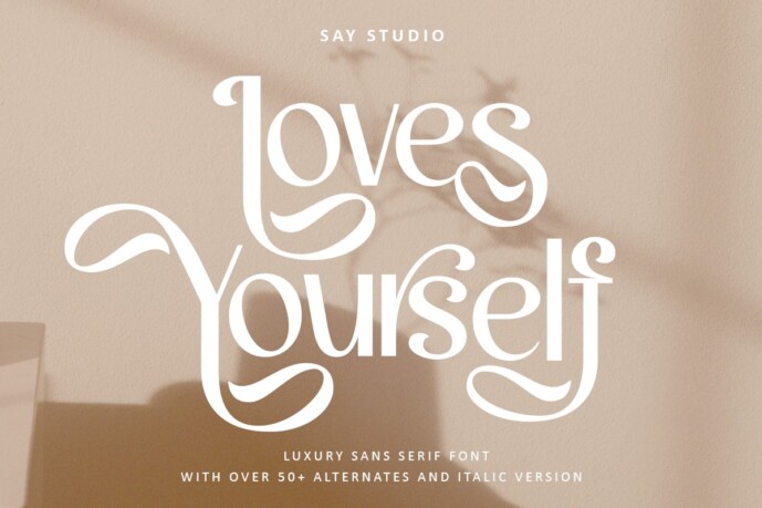 Loves Yourself Font - Free Font