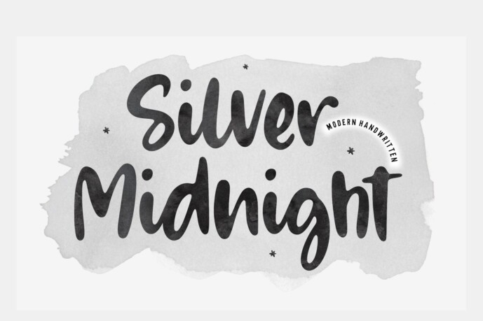 Silver Midnight Font - Free Font