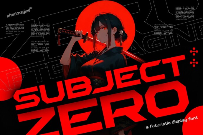 Subject Zero Font - Free Font