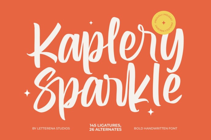 Kaplery Sparkle Font - Free Font