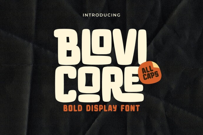 Blovi Core Font - Free Font