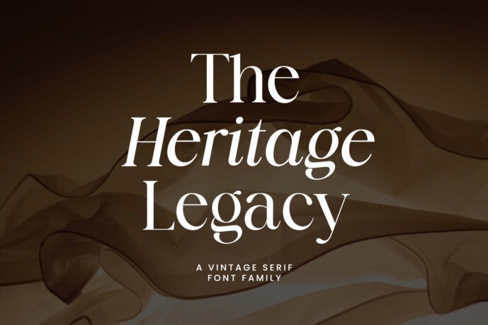 The Heritage Legacy Font - Free Font