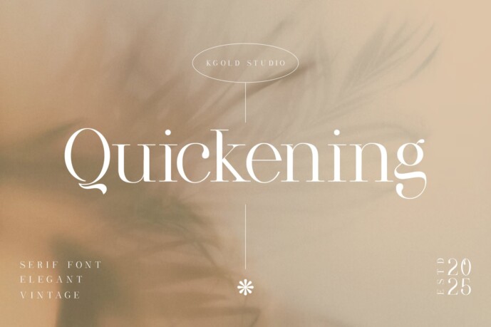 Quickening Font - Free Font