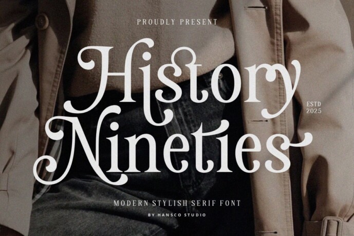 History Nineties Font - Free Font
