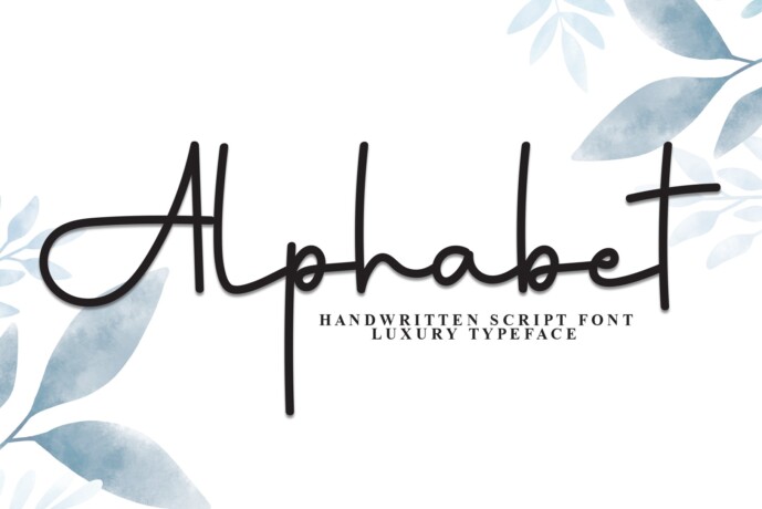 Alphabet Font - Free Font