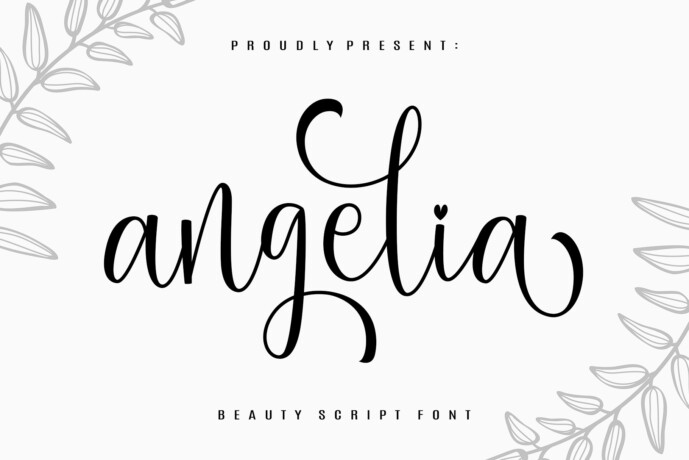 Angelia Font - Free Font