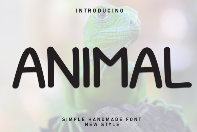 Animal Font - Free Font
