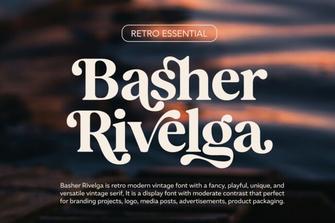 Basher Rivelga Font - Free Font
