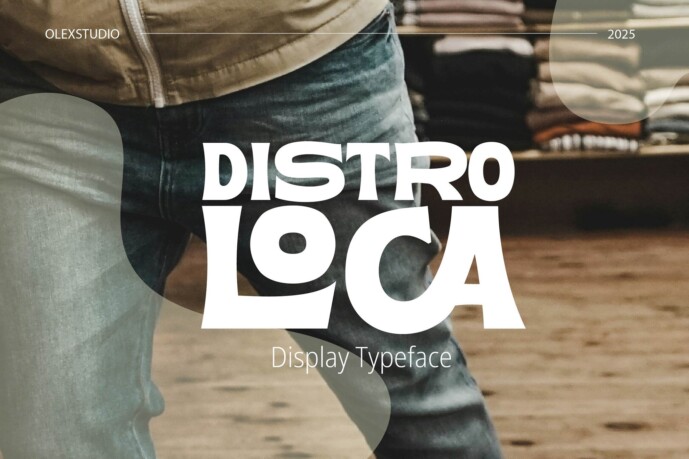 Distroloca - Display Typeface - Free Font
