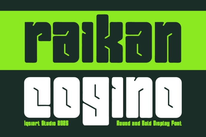 Raikan Cogino Font - Free Font