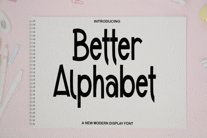 Better Alphabet Font - Free Font