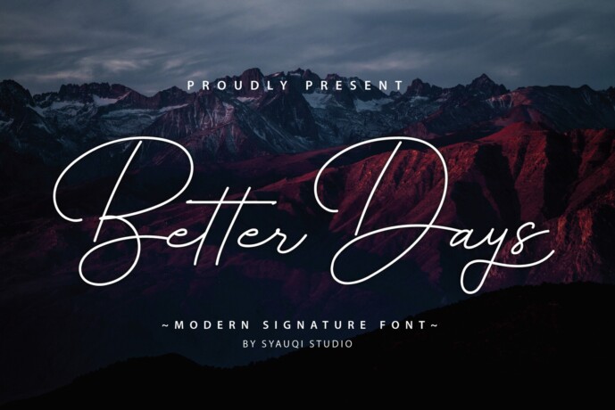Better Days Font - Free Font