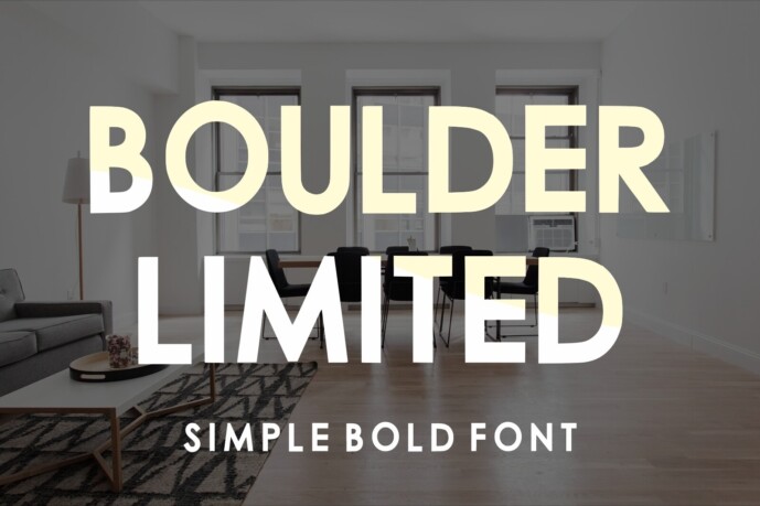 Boulder Limited Font - Free Font