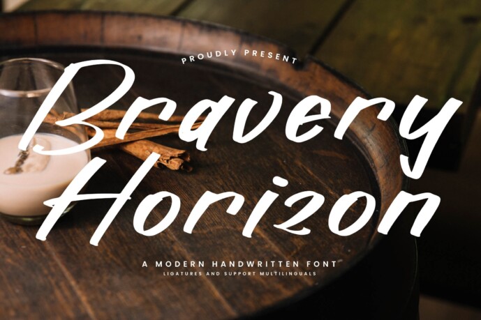 Bravery Horizon Font - Free Font